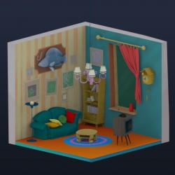 cartoon interior 3D Models | Page 1 | STLFinder