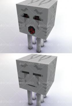 minecraft ghast skin 3d models 【 STLFinder