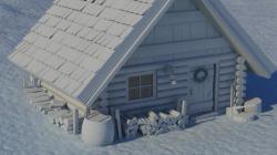 snow log cabin 3D Models | Page 1 | STLFinder