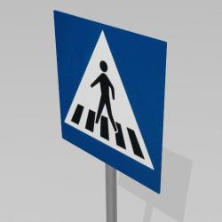 pedestrian crosswalk sign 3d models 【 STLFinder