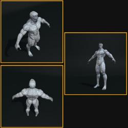 Realistic Muscled Male body textured 3D Models | Page 1 | STLFinder
