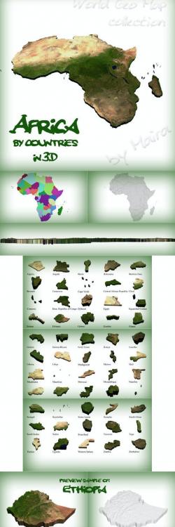 map africa 3D Models | Page 1 | STLFinder