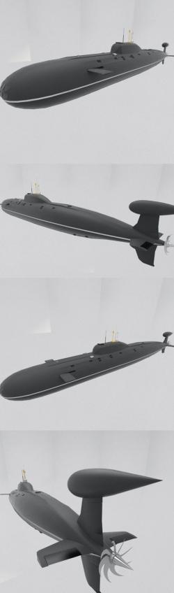 russian oscar class submarine 3D Models | Page 1 | STLFinder