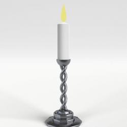 candle with flame 3D Models | Page 1 | STLFinder