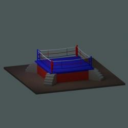 low poly boxing ring 3D Models | Page 1 | STLFinder