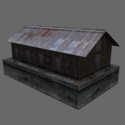 low poly high texture old house 3d models 【 STLFinder