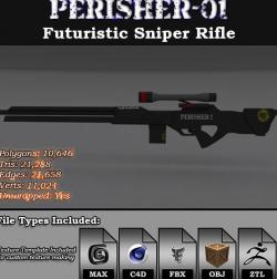 Futuristic Sniper Rifle 3D Models | Page 1 | STLFinder