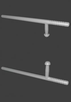 wood police baton 3d models 【 STLFinder