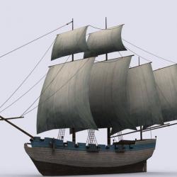 caribbean schooner 3d models 【 STLFinder