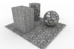 cobble pavement road stone blocks 3d models 【 STLFinder