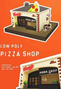 cartoon pizza shop 3d models 【 STLFinder