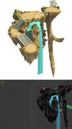 mountain with waterfall lowpoly 3D Models | Page 1 | STLFinder