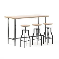 round table with stools 3D Models | Page 1 | STLFinder