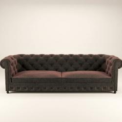 chesterfield sofa cad block 3d models 【 STLFinder