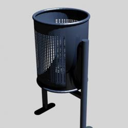 metal mesh trash can 3d models 【 STLFinder