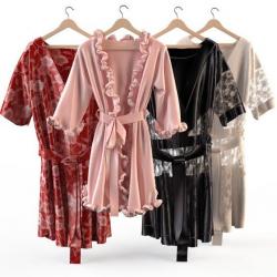 mother of groom lightweight monogrammed robes 3D Models | Page 1 ...