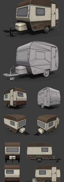 Caravan Trailer 3d models 【 STLFinder