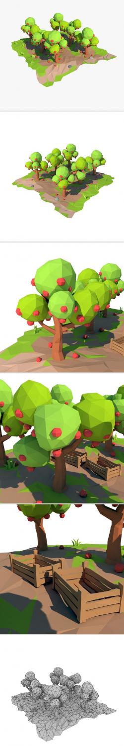 cartoon apple orchard 3D Models | Page 1 | STLFinder