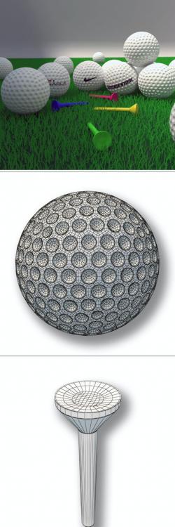 golf balls 3d models 【 STLFinder