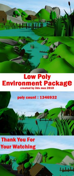 low poly environment 3d models 【 STLFinder