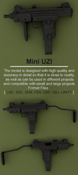 uzi 3d 【 STLFinder