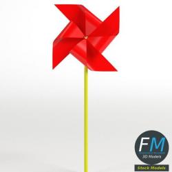 pond5 red pinwheel 3D Models | Page 1 | STLFinder