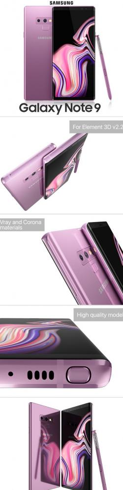 Lavender Purple Note 9 3d Models 【 Stlfinder