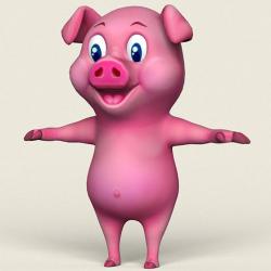 cartoon with pig 3D Models | Page 1 | STLFinder