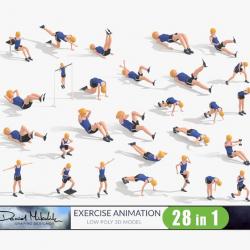 exercise animations free 3D Models | Page 1 | STLFinder