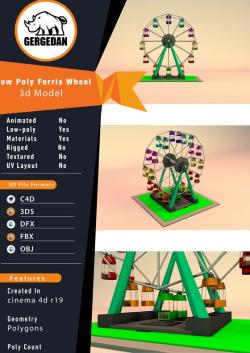 ferris wheel drawings 3d models 【 STLFinder