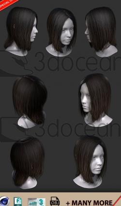 c4d hair 3d models 【 STLFinder