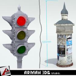 old traffic light 3D Models | Page 1 | STLFinder