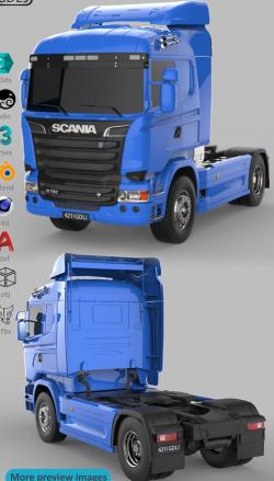 air blue bas scania 3D Models | Page 1 | STLFinder