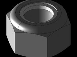 nylon insert nut section view 3D Models | Page 1 | STLFinder