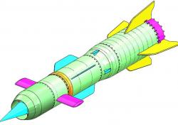 supersonic combustion ramjet schematic vs subsonic ramjet schematic 3D ...