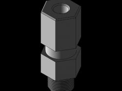 straight connector mszp bsp cad model | Page 1 | STLFinder