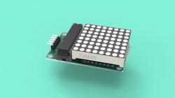 arduino dot matrix display 8x8 3d models 【 STLFinder