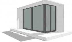 corner glass window skp 3D Models | Page 1 | STLFinder