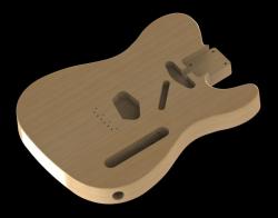 telecaster body dimensions 3d models 【 STLFinder