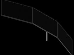 triple monitor setup 3D Models | Page 1 | STLFinder