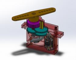 servo motor solidworks 3d models 【 STLFinder