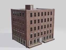 brick apartment building 3d models 【 STLFinder