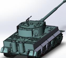 tiger 1 tank blueprint 3d models 【 STLFinder