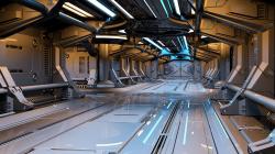 sci fi corridor 2 3d models 【 STLFinder