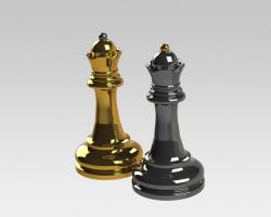 two queens chess 3D Models | Page 1 | STLFinder