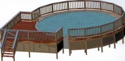 above ground pool and deck 3D Models | Page 1 | STLFinder