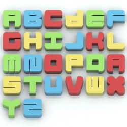 alphabet letters models | Page 1 | STLFinder