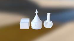 shapes cone cylinder sphere 3d models 【 STLFinder