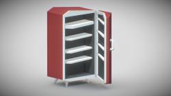 Fridge low poly 3d models 【 STLFinder