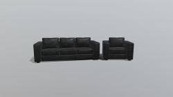 leather cloud couch 3d models 【 STLFinder